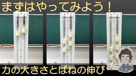 中1理科 力の世界③ 力の大きさとばねの伸び YouTube
