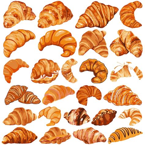 Croissant SVG Bundle Croissant Png Croissant Png Croissant Eps