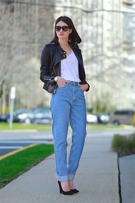 26 Looks Con Mom Jeans Que Te Harán Cambiar De Opinión Sobre Esta
