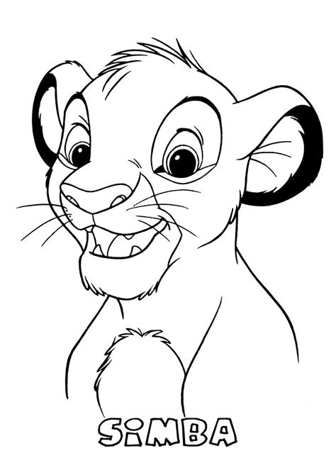 56 dessins de coloriage Simba à imprimer sur LaGuerche Page 1