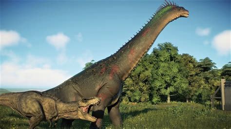 NEW SPECIES Alamosaurus HUNTED By Tyrannosaurus Rex Rexy 2022 Skin