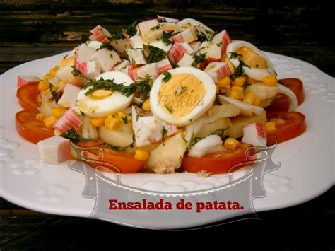 Florelila recetas y aficiones by Toñi Navarro ENSALADA DE PATATA