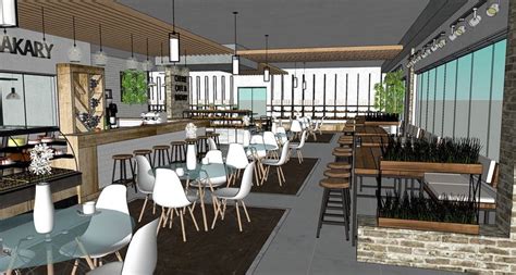 Cherie Cafe Bakery Interior Design Project On Behance Bakery Design
