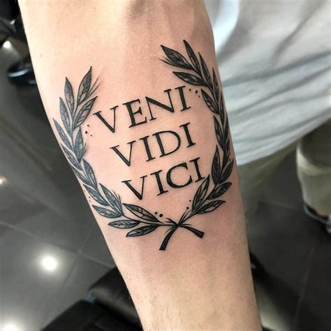 Amazing Veni Vidi Vici Tattoo Ideas That Will Blow Your Mind