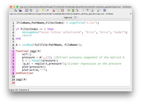 how to develop an application in scilab scilab