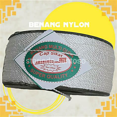Jual BENANG NYLON Tukang Bangunan Nilon 30 Meter Tali Sol Jumbo Putih