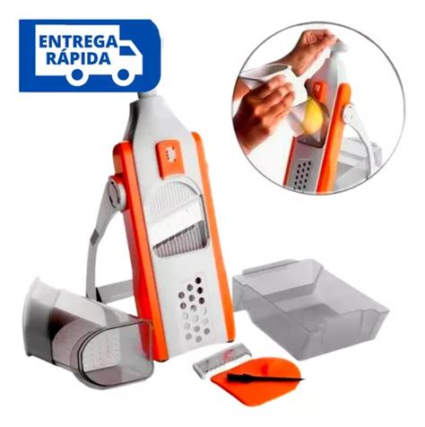 Cortador Fatiador Mandoline Multifuncional 5 Funcoes Parcelamento Sem