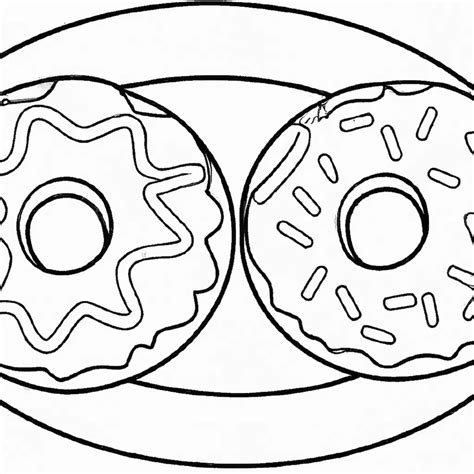 10 Lindos Desenhos De Rosquinhas Para Imprimir E Colorir