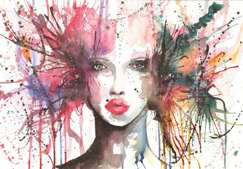 Watercolour Face Paintings Hot Sex Picture