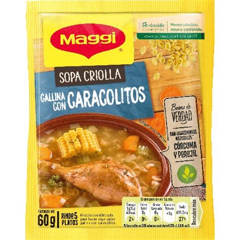 MAGGI Sopa criolla de gallina con caracolitos Recetas Nestlé