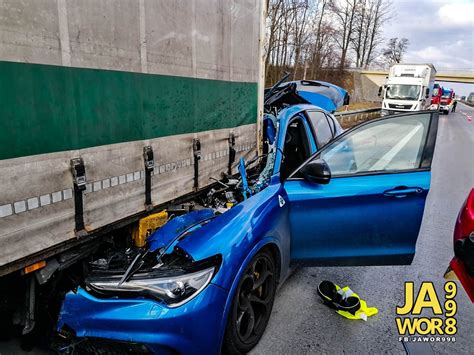 Koszmarny wypadek na A4 Legnica Wrocław Tylko cudem nikt nie zginął