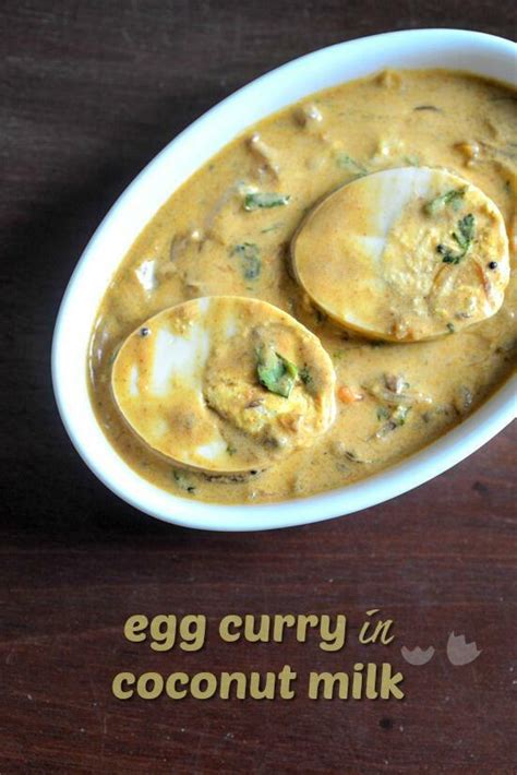 Egg Curry With Coconut Milk Coconut Milk Egg Curry Recipe Edible Garden