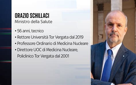 Chi è Orazio Schillaci il nuovo ministro della Salute Sky TG24