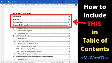 Apa Style Table Of Contents Before Or After Abstract Review Home Decor