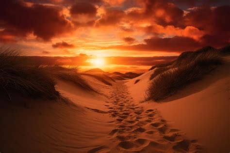 Un viaje fascinante Explorando el camino iluminado por el sol a través