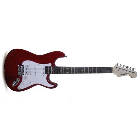 Guitarra Eléctrica Hendrix Color Color Rojo Intenso Tipo TC con Estuche
