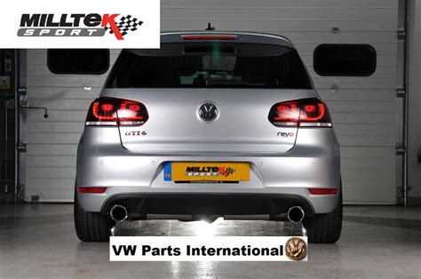 VW Golf MK6 GTI 2 0 TSI Milltek Sport 3 Race Resonated Exhaust Turbo