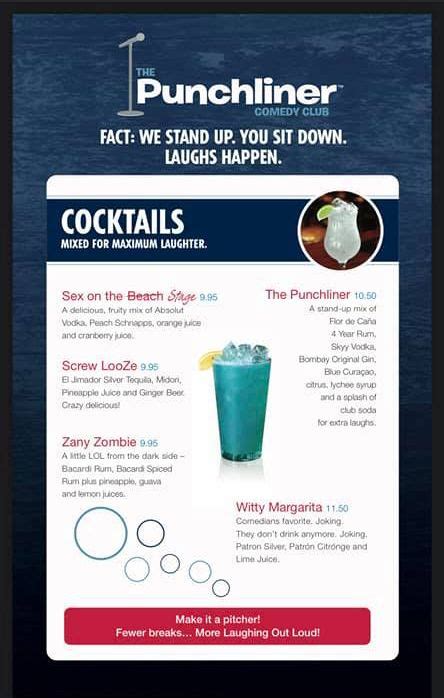 Carnival Cruise Line Drink Menus And Pricing Cruise Spotlight Drink