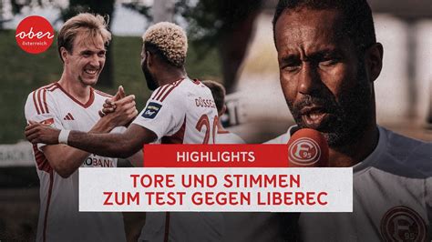 HIGHLIGHTS Fortuna Besiegt Slovan Liberec Stimmen Von Thioune