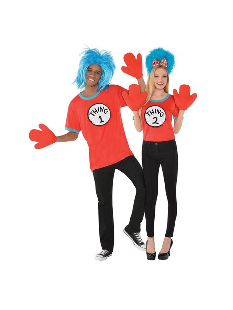 Adult Thing And Thing Costume Kit Walmart