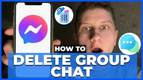 How To Delete Group Chat On Messenger Youtube