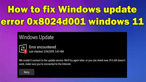 How To Troubleshoot Windows Update Error X D Youtube
