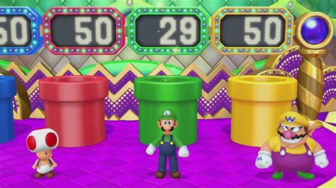 Mario Party 10 Coin Challenge 47 Yoshi Vs Toad Vs Luigi Vs Wario