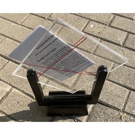 Crystal Card Catch sic Verlag und sicond hand Antiquariat für