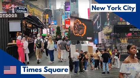 New York City Walking Tour Manhattan 42nd Street 7th Avenue