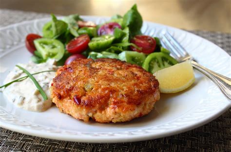Low Carb Salmon Cakes Tartar Sauce Keto Diabetic Chef S Recipe