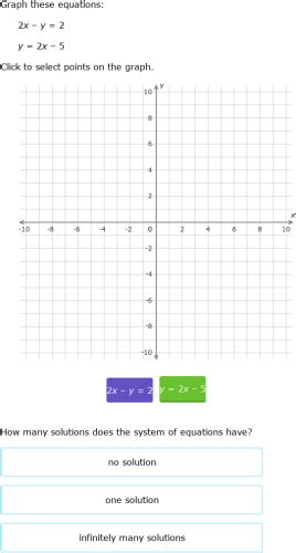 IXL Find The Number Of Solutions To A System Of Equations By Graphing