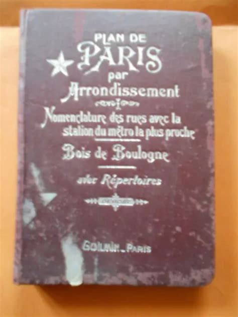 PLAN DE PARIS Par Arrondissement Nomenclature Des Rues Avec Station