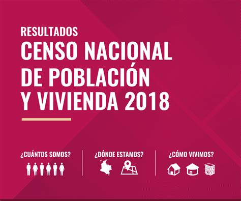 DANE Censo Nacional de Población y Vivienda 2018