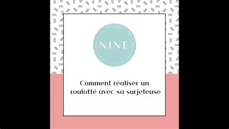 Comment R Aliser Un Roulotte Avec Sa Surjeteuse Youtube