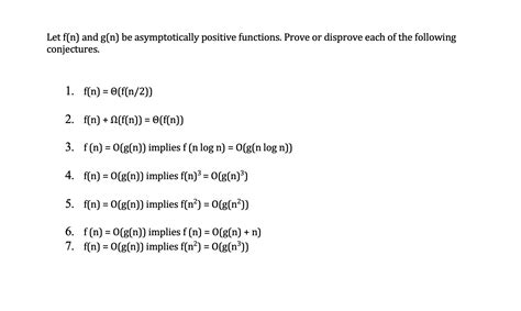 solved let f n and g n be asymptotically positive