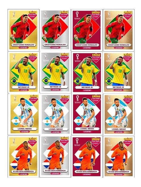 Figurinhas Legends Coca Cola Copa Mundo 2022 Arquivo Pdf Ilustrei