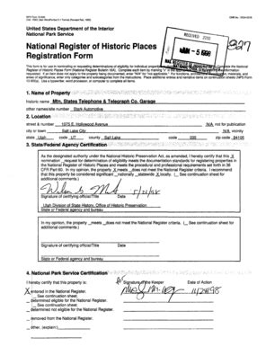 Fillable Online Pdfhost Focus Nps 1 1 L Nl A National Park