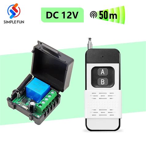 433Mhz Uniwersalny Bezprzewodowy Prze Cznik Zdalnego Sterowania DC 12V