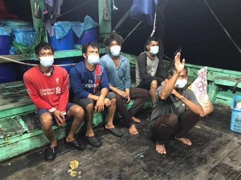 Lima PATI Myanmar Tangkap Ikan Di Zon Larangan Ditahan