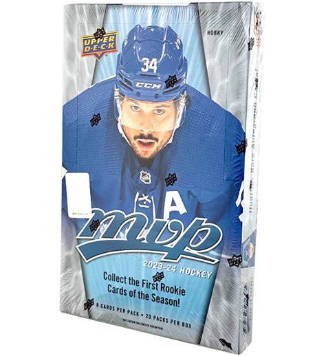 Upper Deck NHL 2023 24 MVP Hockey Hobby Box Stickerpoint