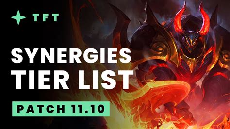 Strongest Synergies For TFT Patch 11 10 Meta Teamfight Tactics Guide