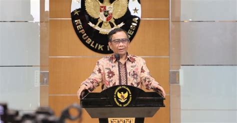 Tak Ada Kawan Dan Lawan Abadi Dalam Politik Mahfud Md Singgung Partai