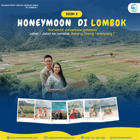 Paket Honeymoon Lombok 3 Hari 2 Malam Opsi E Lombok Persada