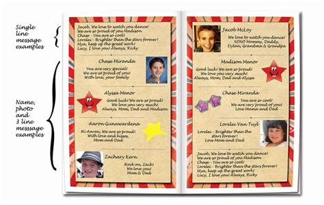 Talent Show Program Template Free