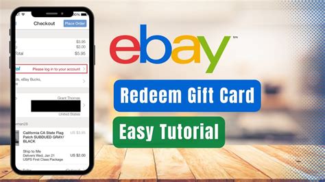 How To Redeem An EBay Gift Card YouTube