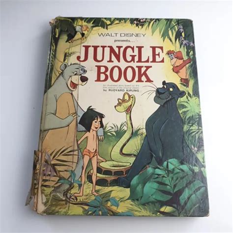 WALT DISNEY DSCHUNGELBUCH Rudyard Kipling 1967 Hardcover Buch EUR 21 35