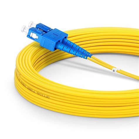 Cable latiguillo jumper de fibra óptica LC UPC a SC UPC 25m OS2 9 125