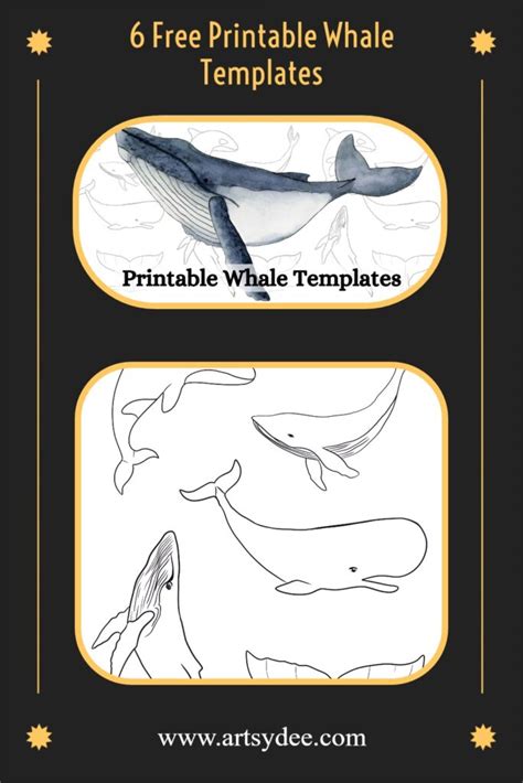 Looking For A Printable Whale Template Free Traceable Whales