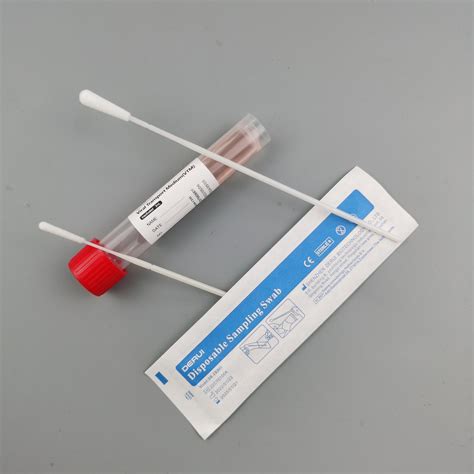 Factory Supply Disposable Sample Kit Nylon Nasal Oral Throat Collection
