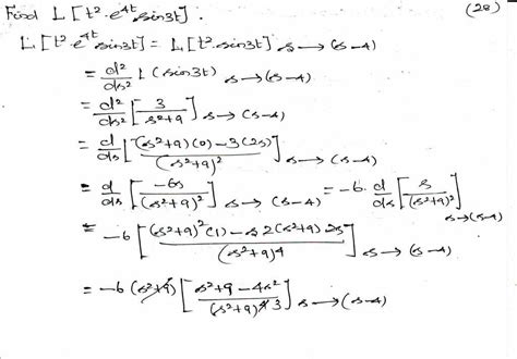 tpgit mathematics laplace transforms of standard functions s first shifting theorem laplace
